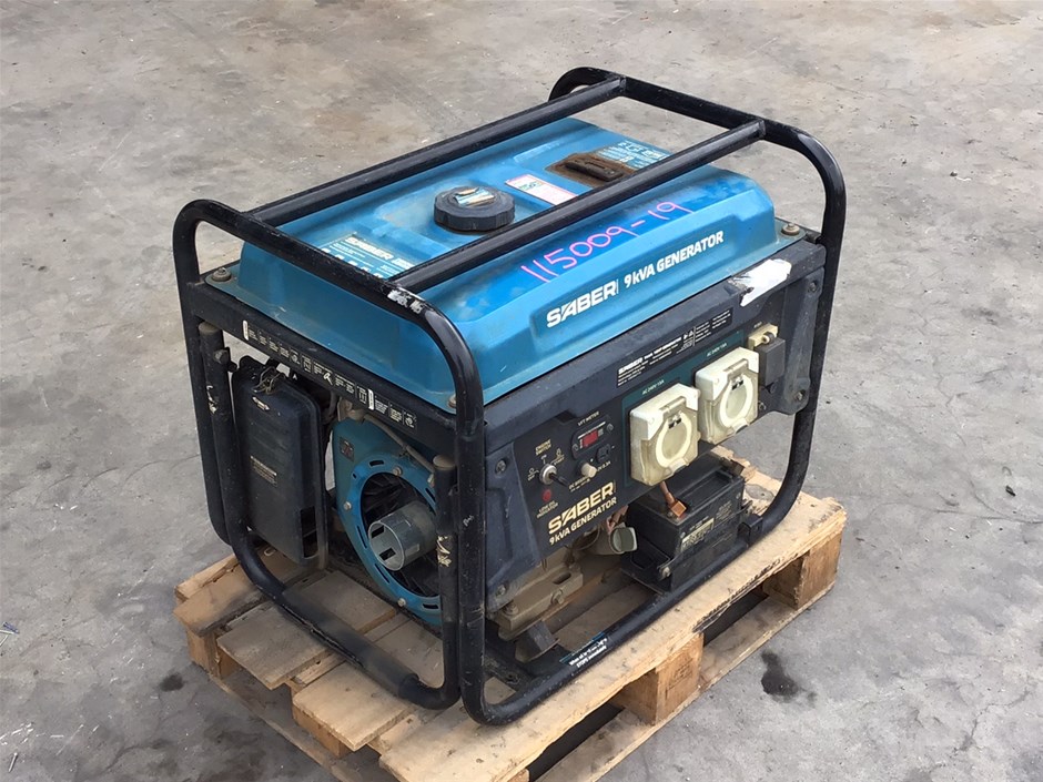 SABER 9 kva Generator. Auction (0019-3023513) | Grays Australia