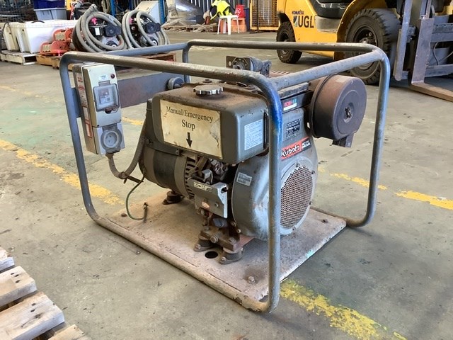 Kubota OC95.E2 Diesel Powered Generator Auction (0043-9035004) | Grays ...