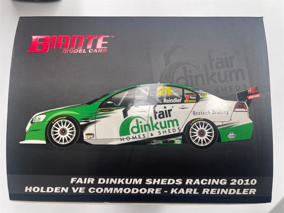 Fair Dinkum Sheds Racing 2010 Holden VE Commodore #21 1/18 scale Model ...