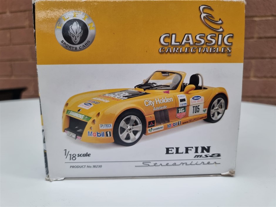 2005 Classic Adelaide Elfin MS-8 Streamliner #T05, 1/18 Scale Model Car ...