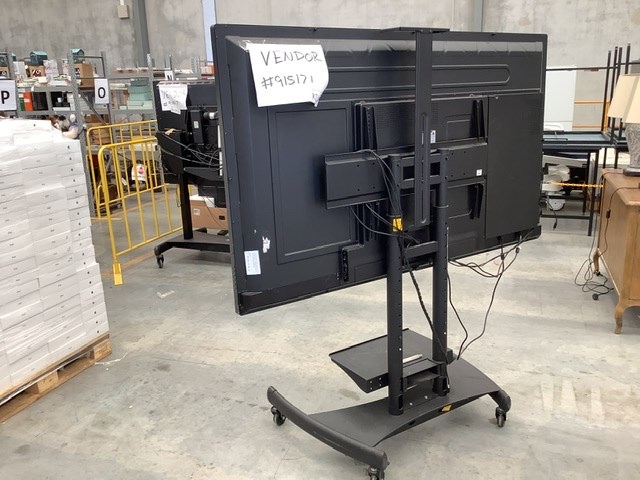 Promethean AP4-75-02 ActivePanel On Mobile Stand Auction (0012-9035375 ...