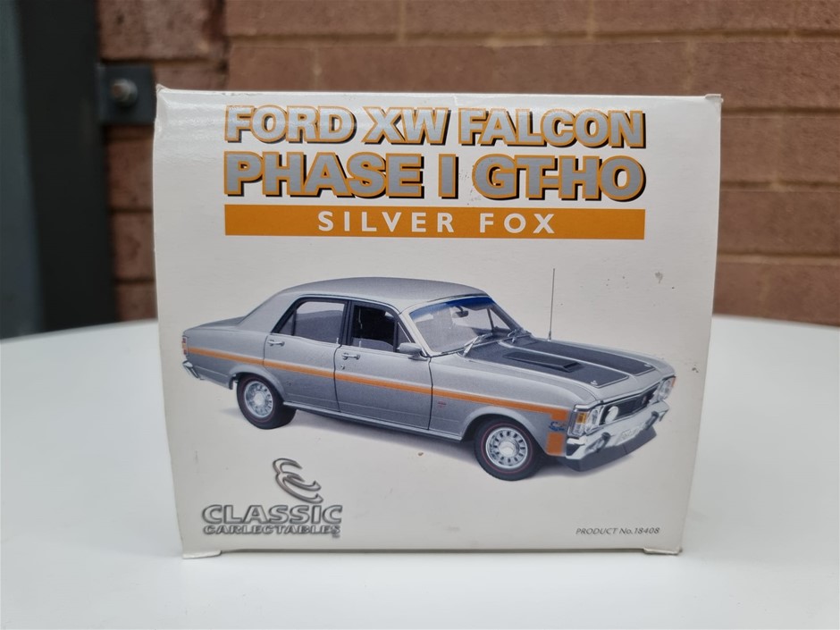 “Silver Fox” 1969 Ford Falcon XW GTHO Phase 1 1/18 Scale Model Car ...