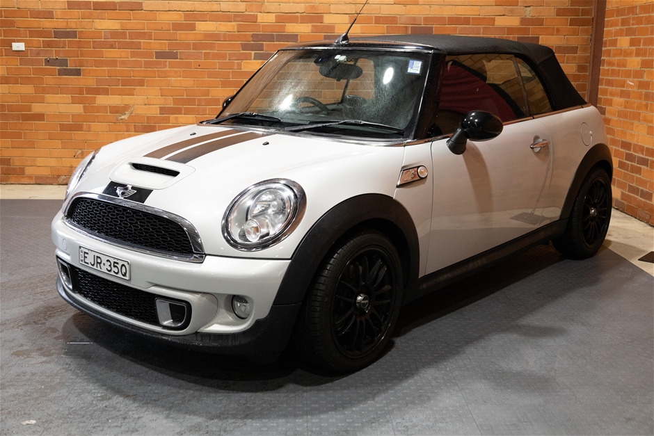 2011 Mini COOPER CABRIO S R57 LCI Manual Convertible 88456kms Auction ...