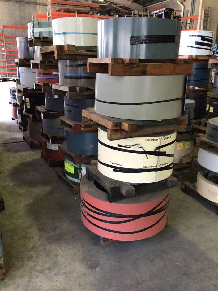 24x Zincalume Colorbond Coils Auction (0101-7041622) | Grays Australia