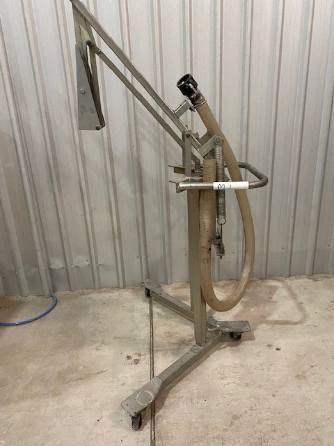 Stainless Steel TNT - Mobile Pallecon Filling Trolley with Hose Auction ...