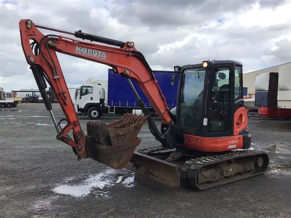 Kubota U55-4 Hydraulic Excavator Auction (0009-5050485) | Grays Australia