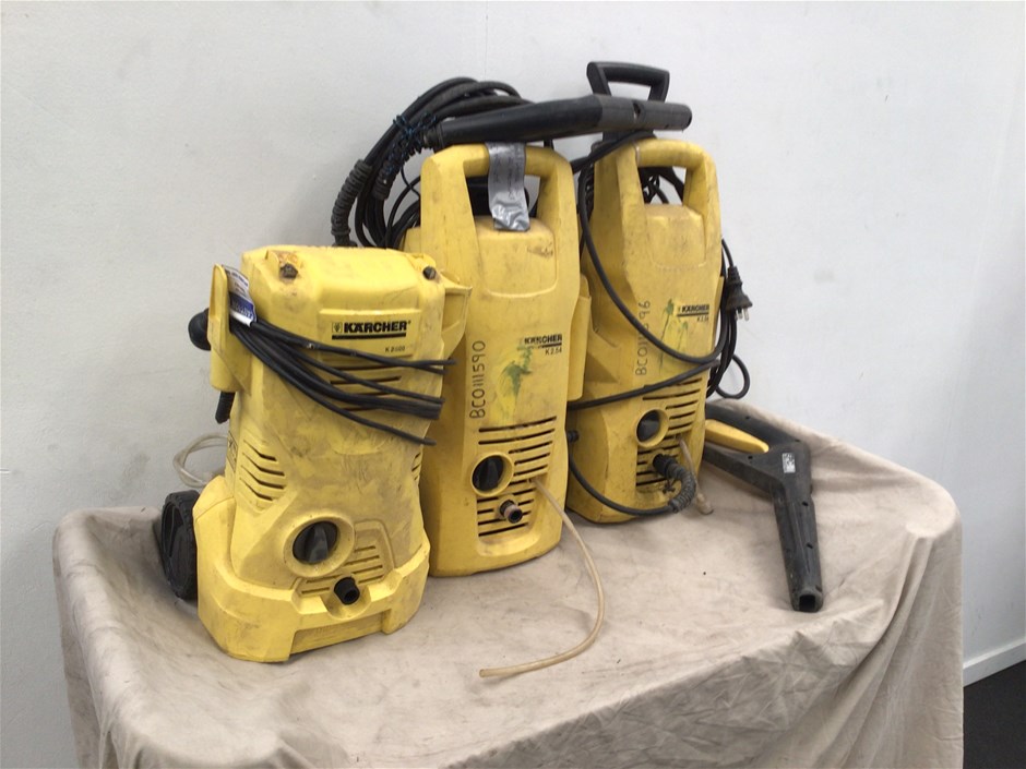 2 x Karcher K2.54 , 1 x Karcher K2.300 Pressure washer Auction (0070-7041643) | Grays Australia