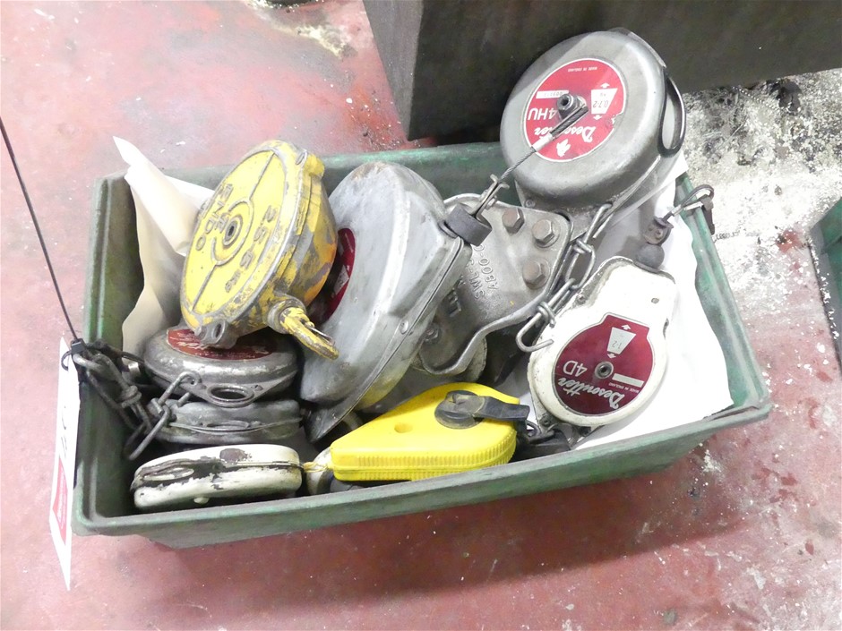Assorted Counter Balance Tool Reels Auction (0046-5050497) | Grays ...