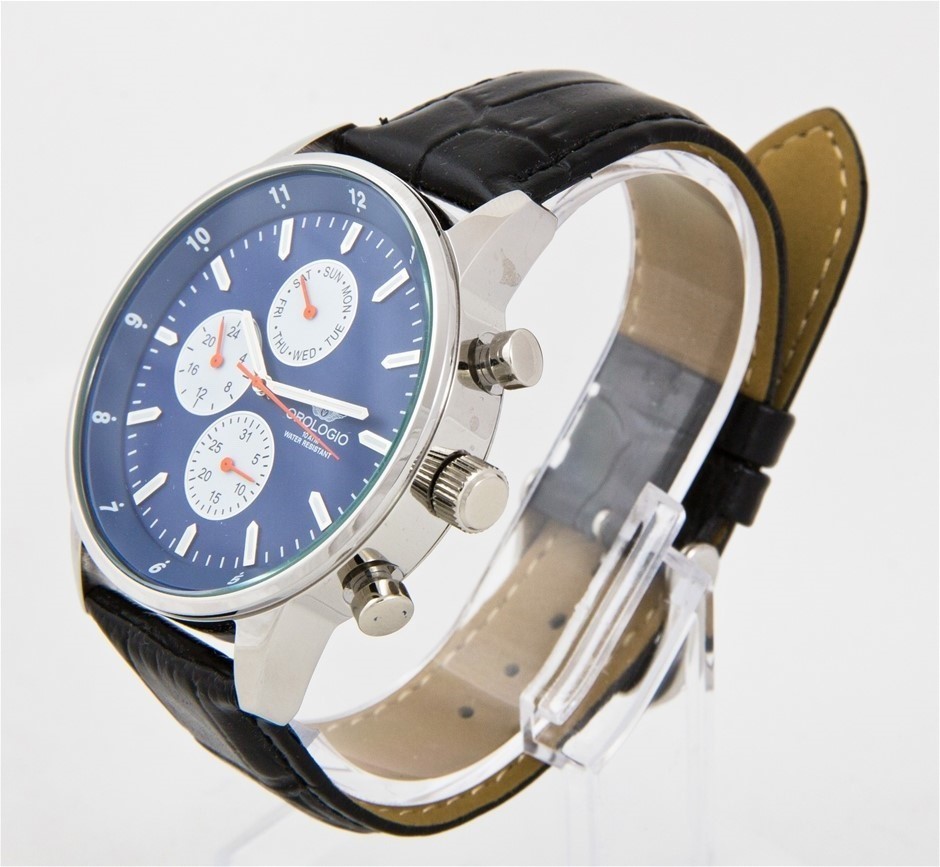 Navigare Collection Men`s Day Date Multi-Function Watch Auction (0022 ...