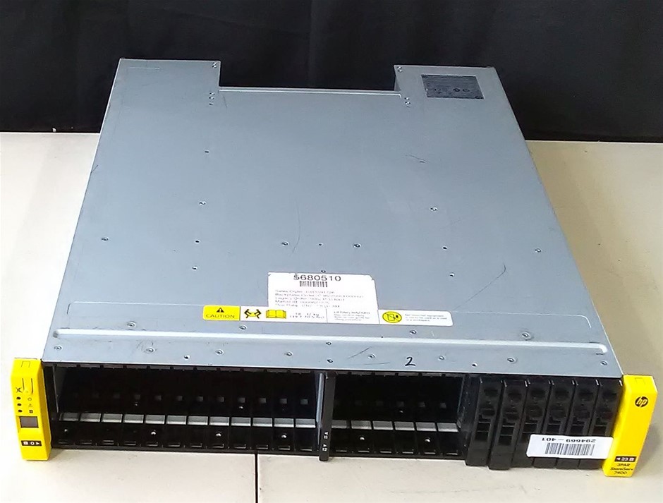 HP 3PAR StoreServ 7400 Server Shelf Auction (0001-2547920) | Grays ...