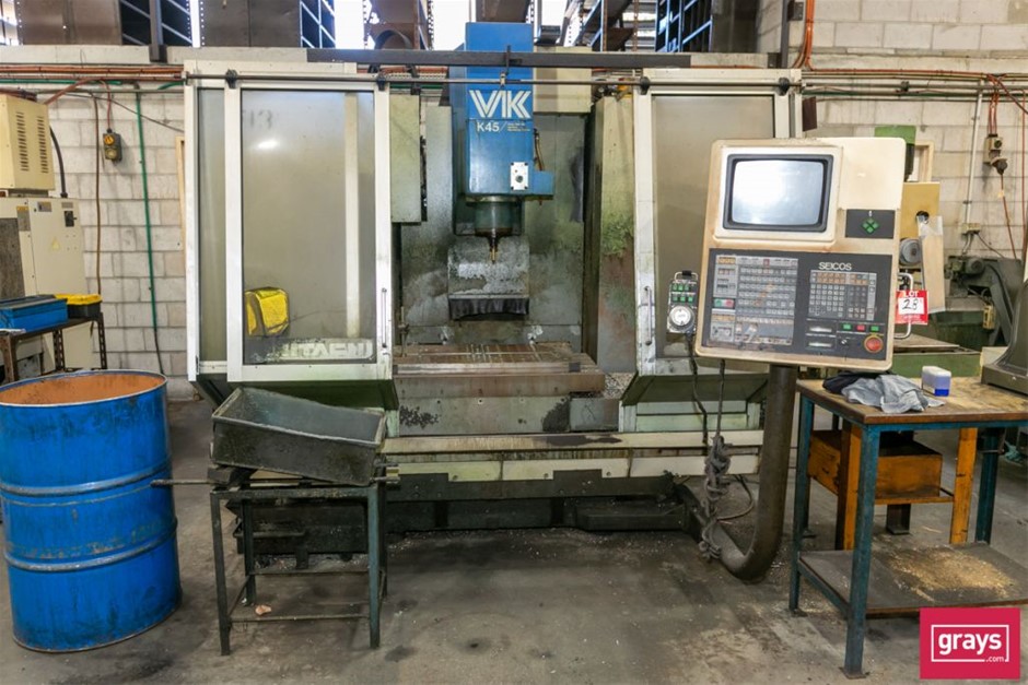 Hitachi Seiki VK45 Non Operational CNC Vertical Machine Centre Auction ...