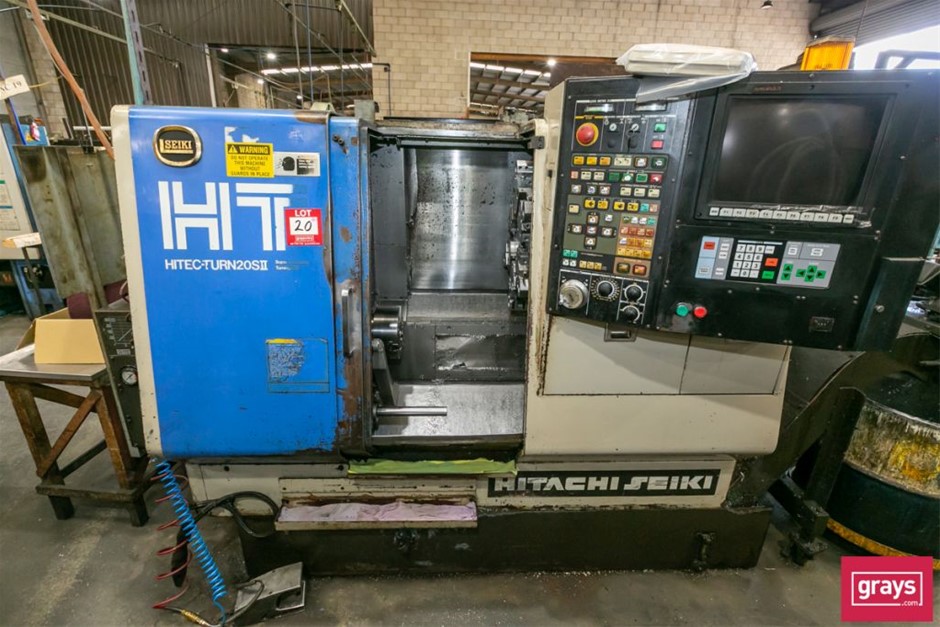 Hitachi Seiki HITEC-TURN 20S II CNC Lathe Auction (0020-5050479 ...