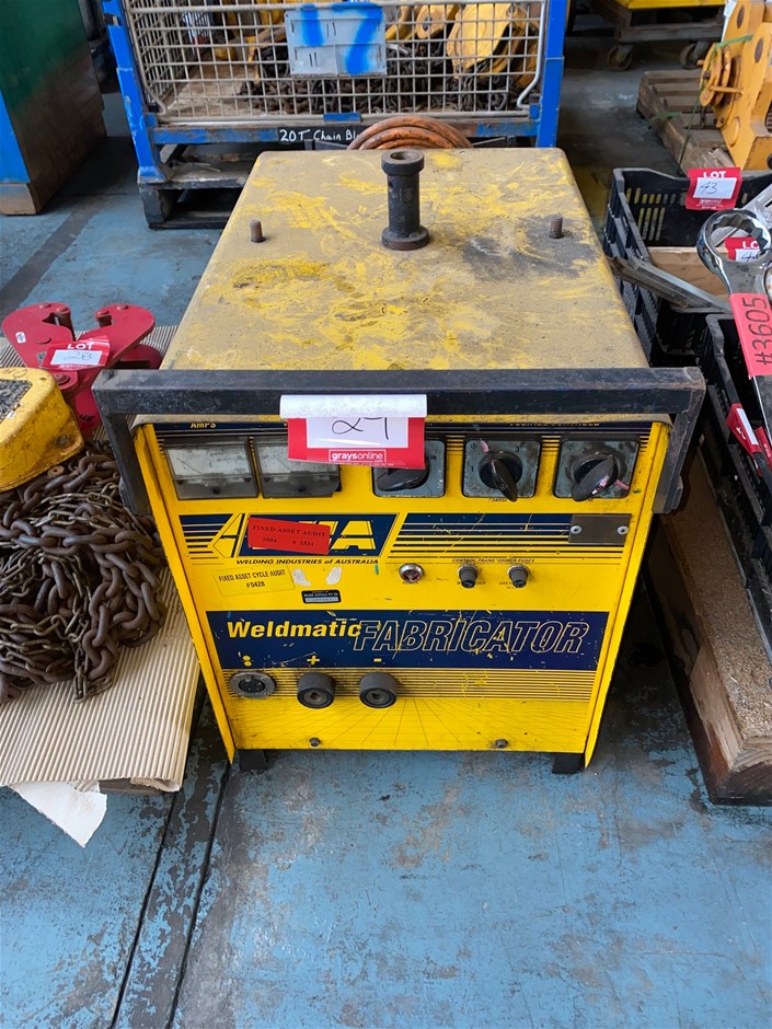 WIA Weldmatic Fabricator, Power Source only Auction (0029-3023724 ...