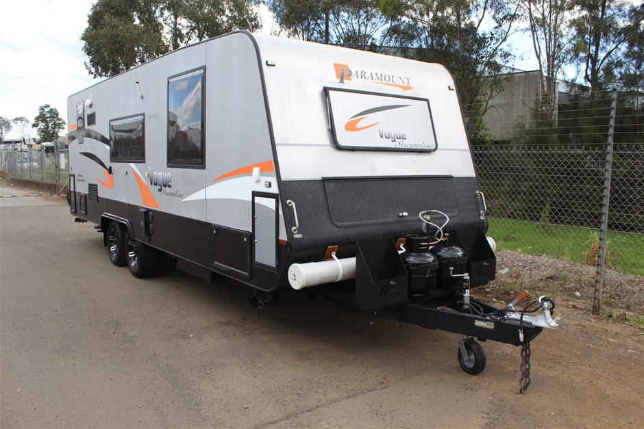 2014 Paramount Vogue 22'6 x 7'9 Caravan Auction (0001-10327363) | Grays ...