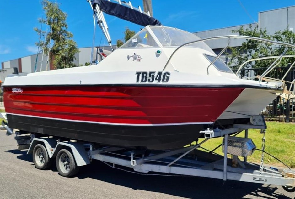 1980 19.5' BRUCE HARRIS SHARK CAT Auction (0001-20020548) | Grays Australia