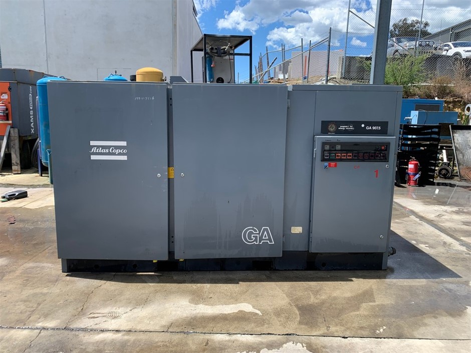 Atlas Copco GA907.5 Compressor Auction (0050-5050801) | Grays Australia