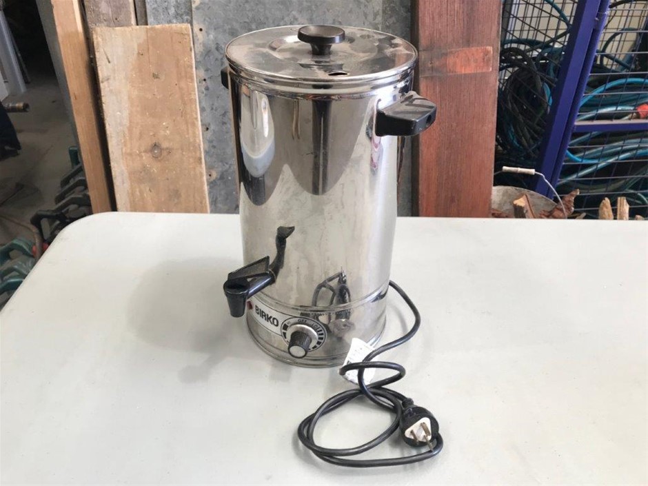 1x Birko Stainless Steel Hot Water Urn Auction (0111-3023902) | Grays ...