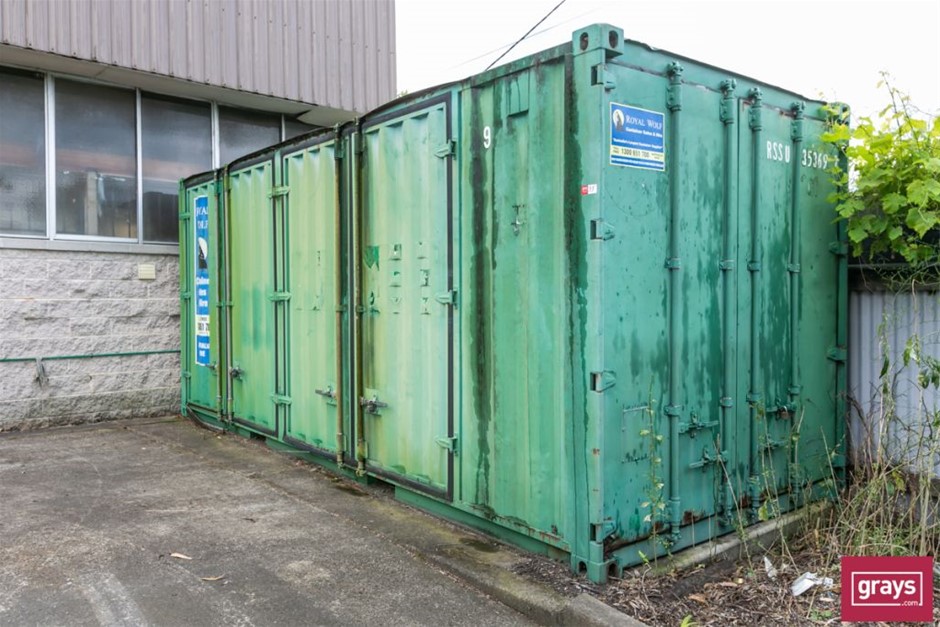1989 20" Shipping Container with Side Access Auction (0033-5050479 ...
