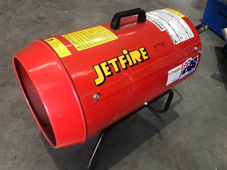 1x Jet Fire Gas Heater with Electric Fan Auction (0183-3023902) | Grays ...