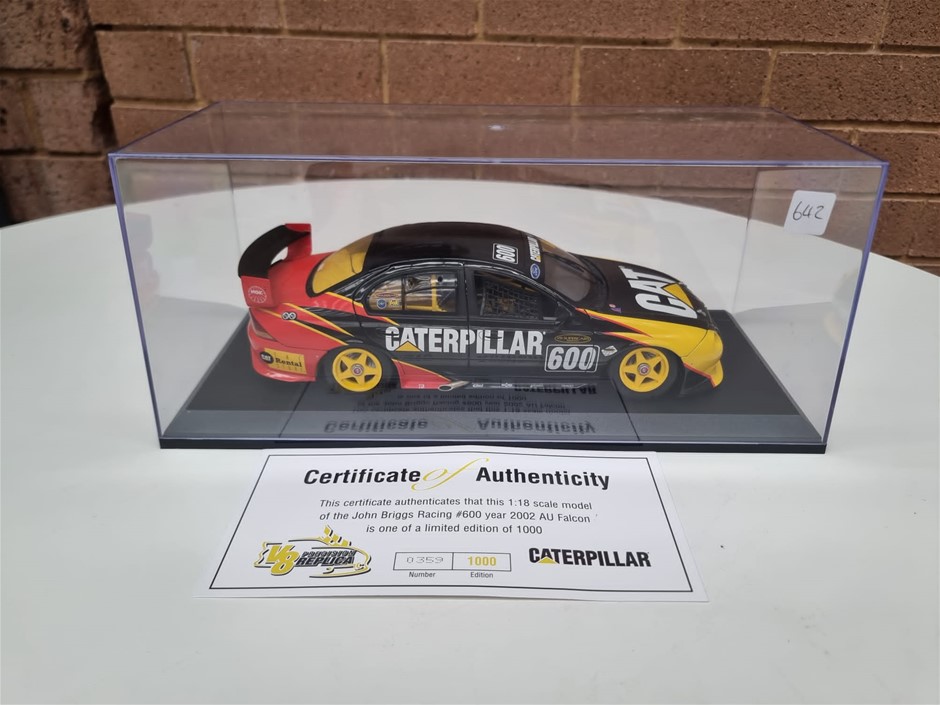 “John Briggs Racing” #600 '02 AU Falcon XR-8 1/18 Scale Model Car ...