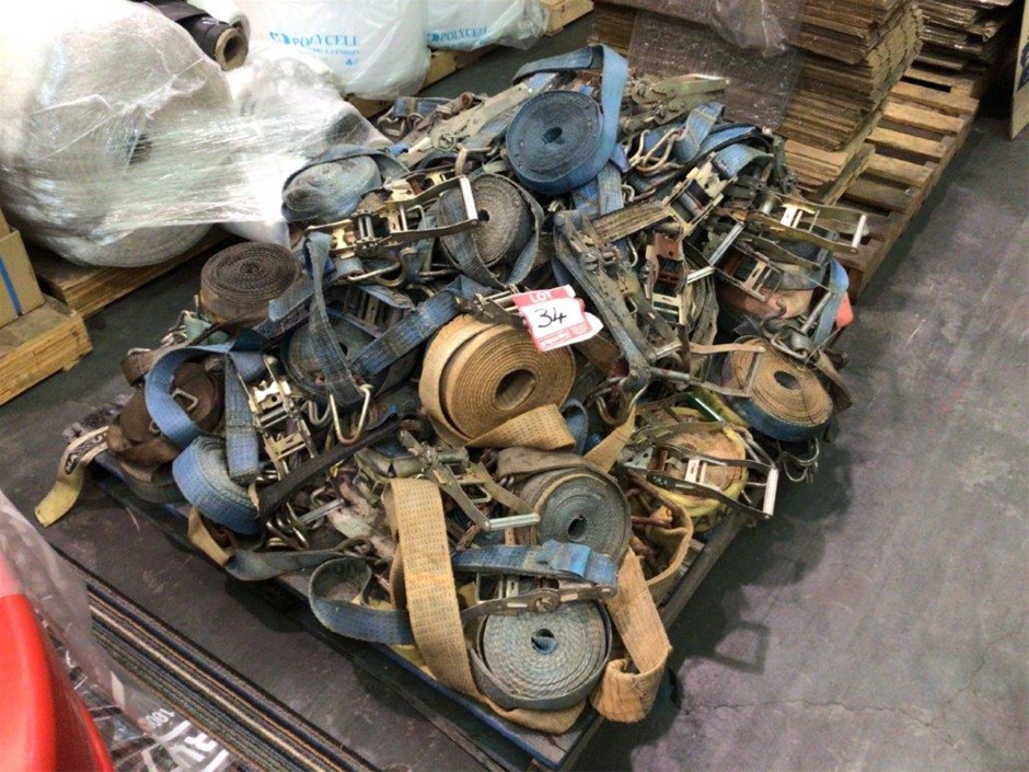 Pallet Qty Various Ratchet Straps Auction (0034-7042415) | Grays Australia