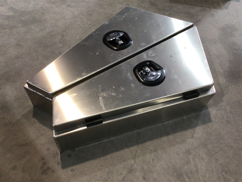 1x Pair HiCat Alloy Ute Lock Boxes Auction (0042-3022838) | Grays Australia
