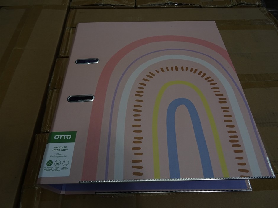 Pallet of Otto Lever Arch Boho Rainbow Binder Auction (0031-2186997 ...