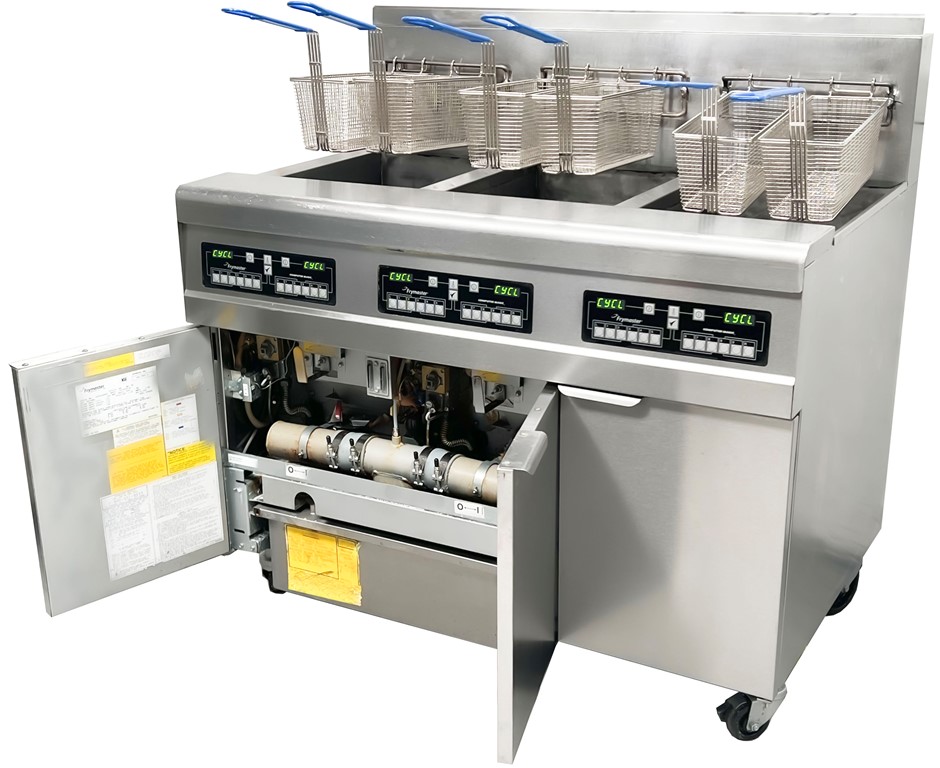 FRYMASTER HIGH PERFORMANCE GAS 3 PAN DEEP FRYER Auction (0005-5050854 ...