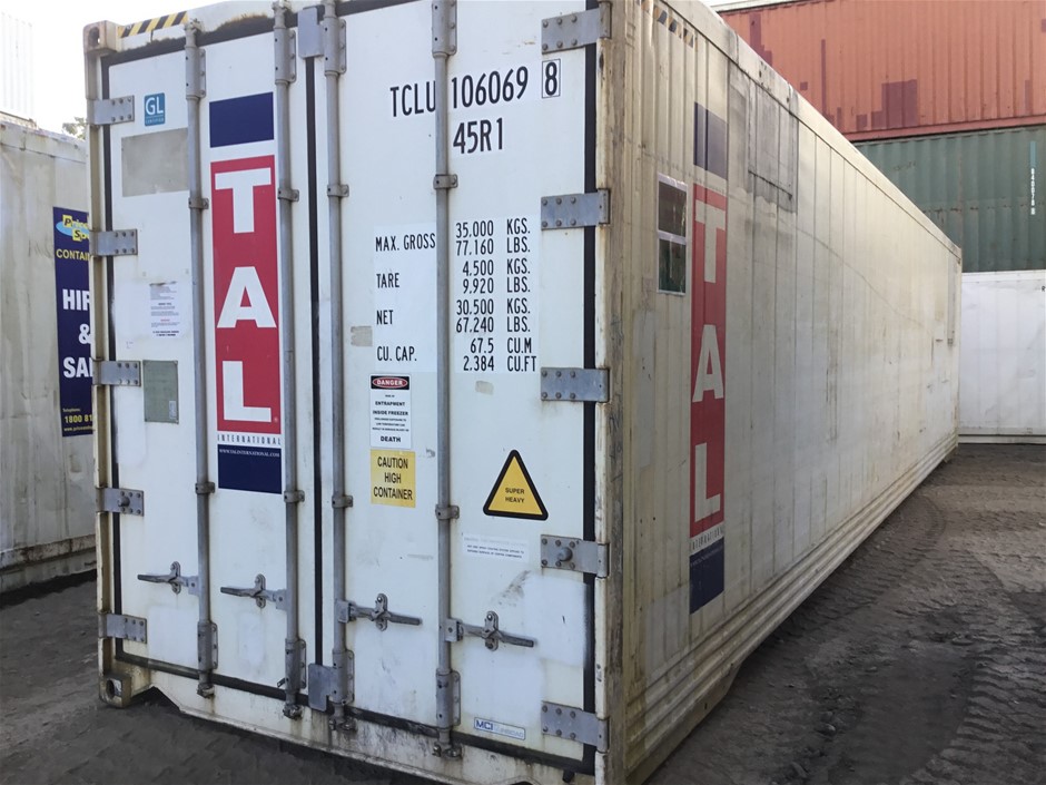 40ft High Cube Non Operating Refrigerated Shipping Container (Spring ...