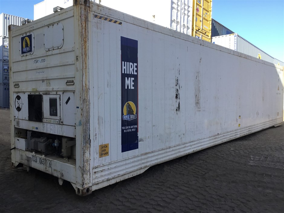 40ft High Cube Non Operating Refrigerated Shipping Container (Spring ...