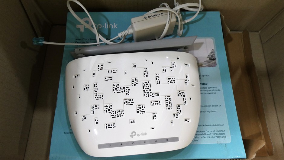 tp-link 300 Mbps Wi-Fi VDSL/ADSL Modem Router Auction (0038-2186996 ...