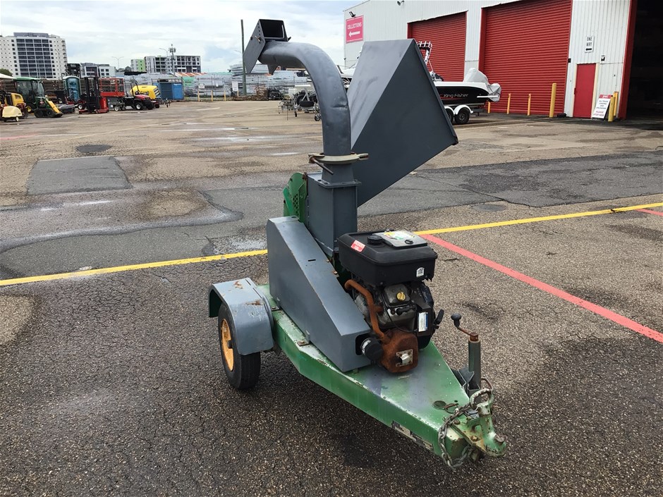 1998 Red Roo CT100B16 Single Wood Chipper Trailer Auction (0455-7042323 ...