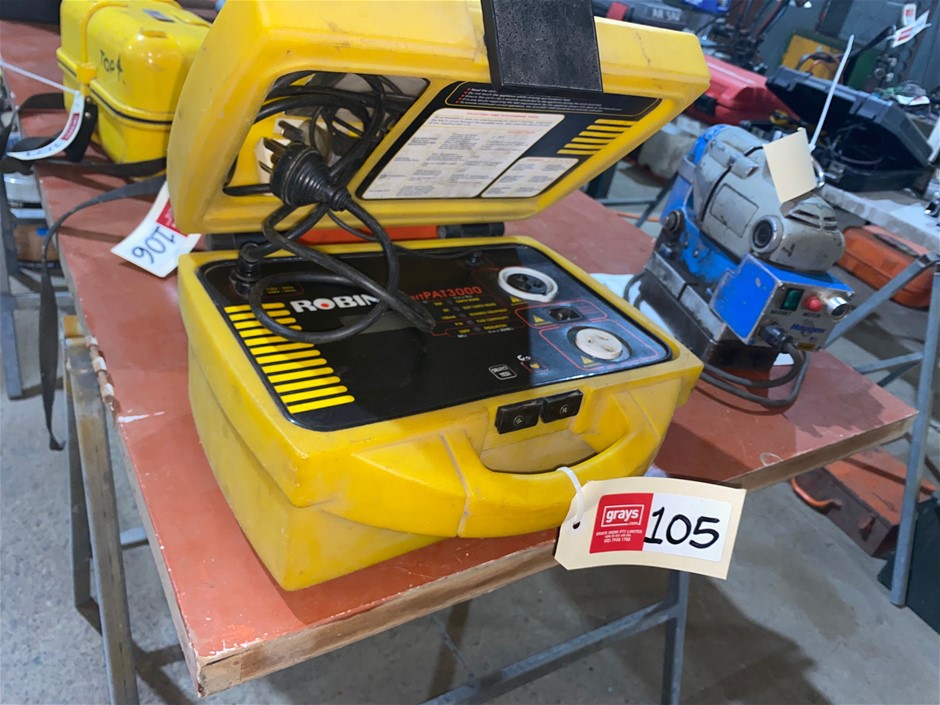 Robin Smart PAT 3000 Portable Appliance Tester Auction (0105-5050884 ...