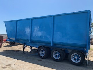 1995 Loadmaster Tri Axle High Side Scrap Metal Trailer Auction (0001 ...