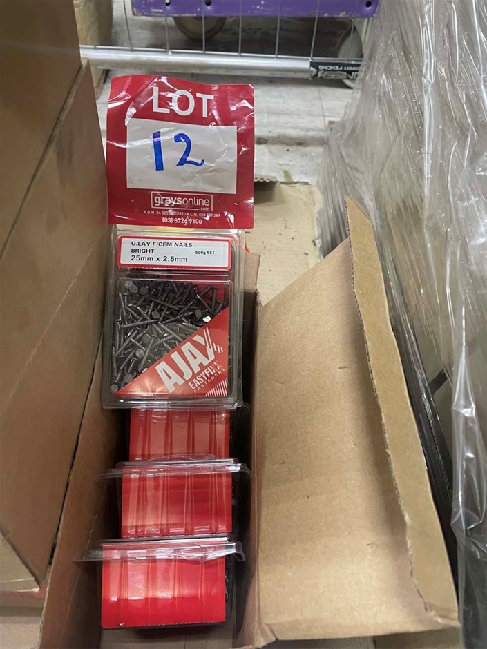 5 x 500g Packs Underlay Nails Auction (0012-3024000) | Grays Australia