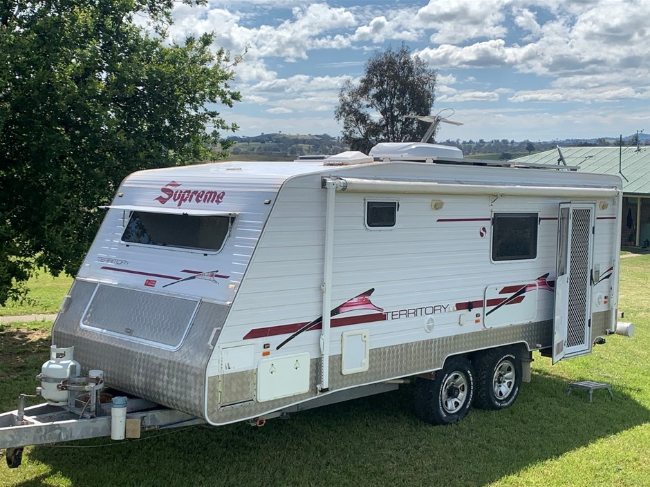 2008 SUPREME TERRITORY TANDEM CARAVAN (WOVR-INSPECTED) Auction (0001 ...