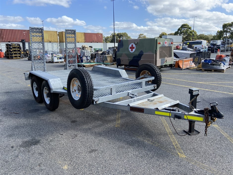2015 Coastal Machinery Tilting Tandem Car Carrier Trailer Auction (0001 ...