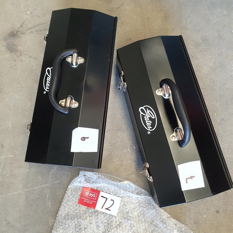 Small Metal Latched Tool or Lunch Boxes Auction (0072-5051381) | Grays ...