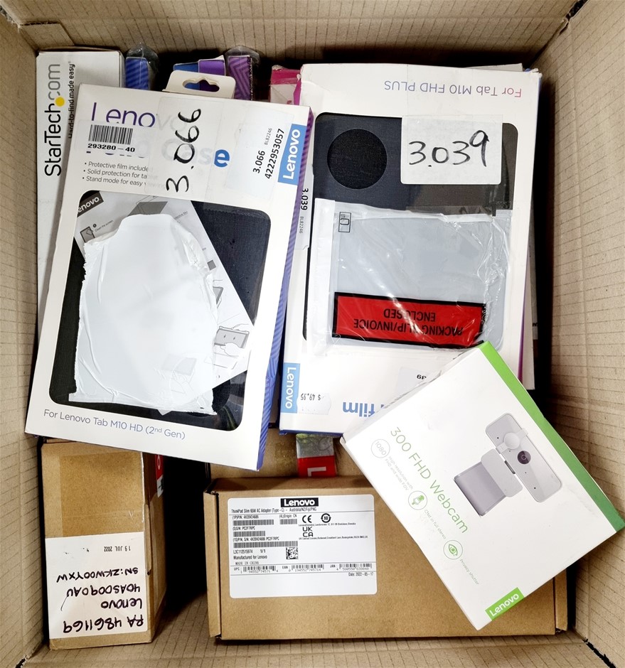 Box of USED/UNTESTED Lenovo Accessories Auction (0002-2187475) | Grays ...