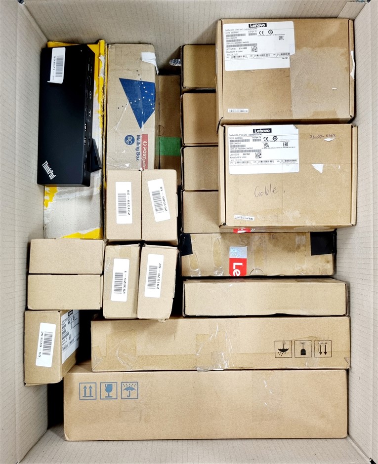 Box of USED/UNTESTED Lenovo Accessories Auction (0008-2187475) | Grays ...
