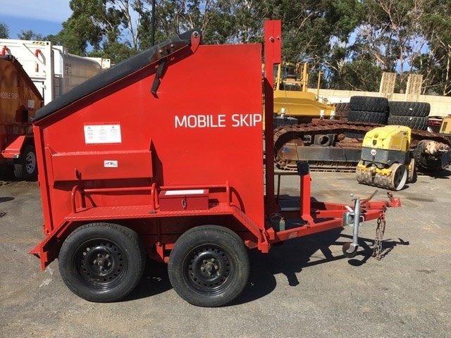 2013 Sam WA Pty Ltd Mobile Skip Tandem Box Trailer Auction (0009 ...