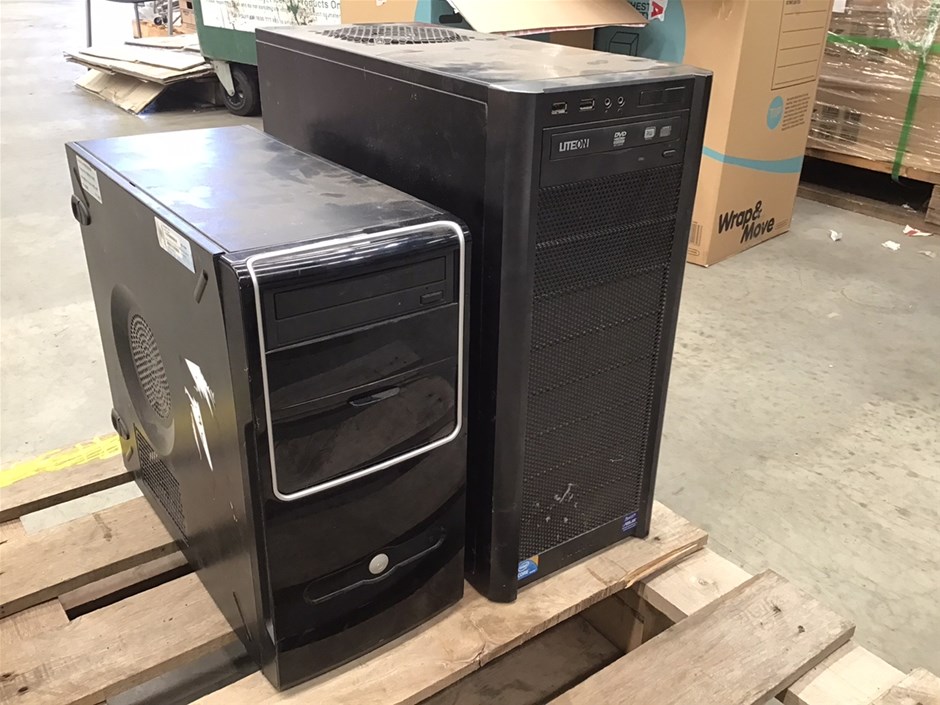 2 Desktop PCs Auction (0007-9046158) | Grays Australia