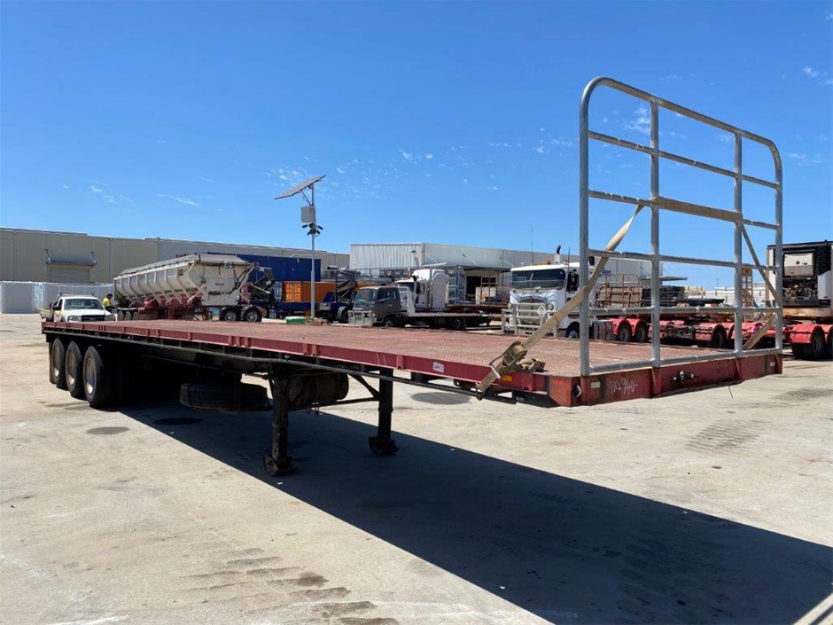 1995 Freighter ST3 Triaxle Flat Top Trailer Auction (0001-9038294) | Grays Australia
