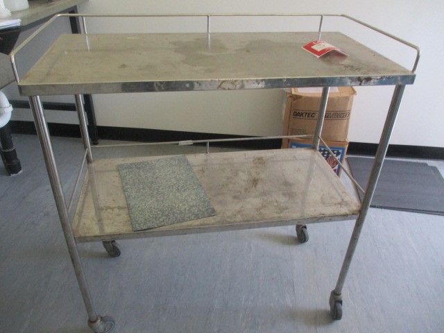 Stainless Steel 2 Level Trolley Auction (0057-3024293) | Grays Australia