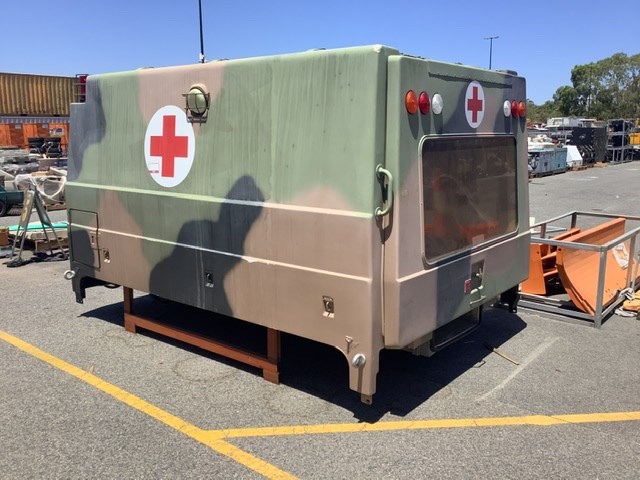 Fibreglass Army Ambulance Canopy Auction (0080-9038147) | Grays Australia