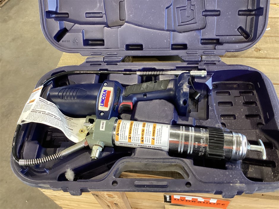 Lincoln Power Cordless Electric Luber Grease Gun Auction (0045-8016688 ...