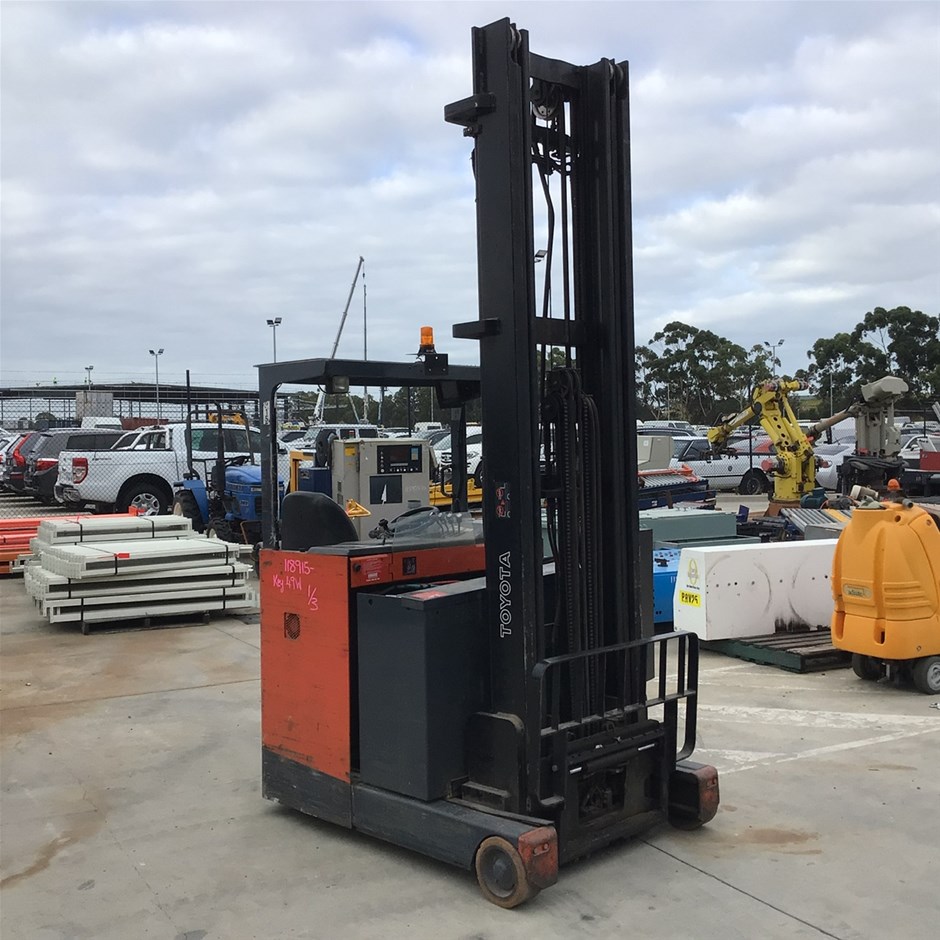 2004 Toyota 6FBRE16 Reach Forklift Auction (0001-3024439) | Grays Australia