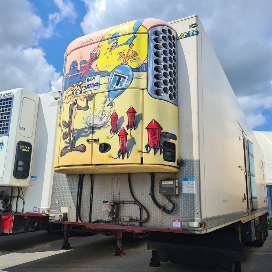 2009 FTE Tri-Axle Refrigerated Trailer Auction (0128-7042622) | Grays ...