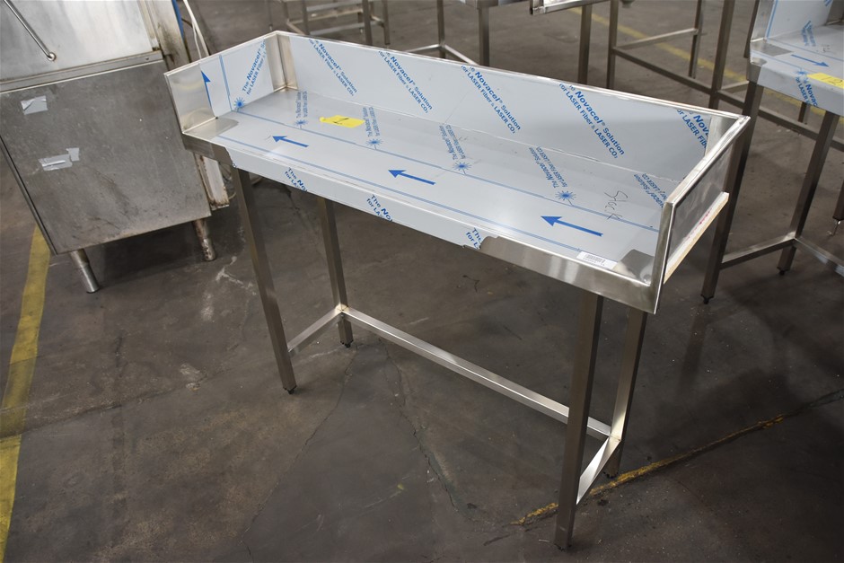 Stainless Steel Preparation Bench with Splashback Auction (0022-5051773 ...