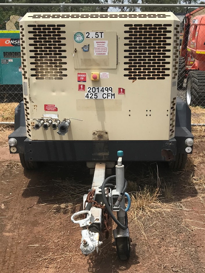 2013 Doosan 7/120 Compressor - 400cfm - Diesel (Moranbah) Auction (0027 ...